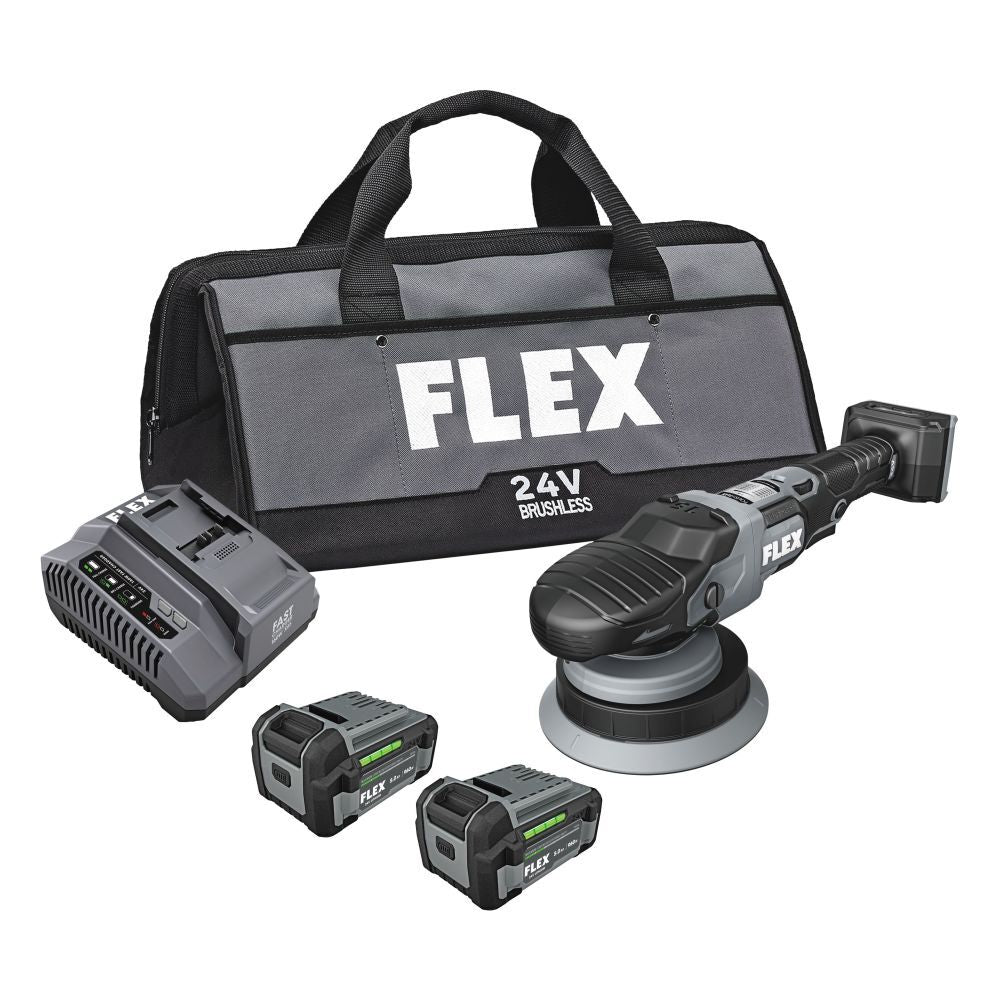 FLEX 24V Random Orbital Polisher Kit - FX3321-2C – Marine Detail Supply ...